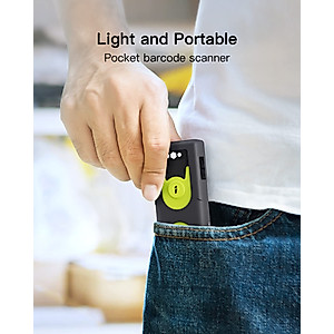 Inateck Bluetooth Scanner 2D Barcode Scanner 2.4Ghz USB Adapter, Screen Scanning, Exclusive Shortcuts, BCST-42