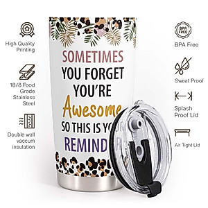 Macorner Aunt Gifts Tumbler - Stainless Steel Tumbler 20oz - Best Auntie Ever Gifts for Women - Birthday Christmas Gift Ideas for Aunt from Niece or Nephew - New Aunt - Aunt Birthday - Aunt To Be