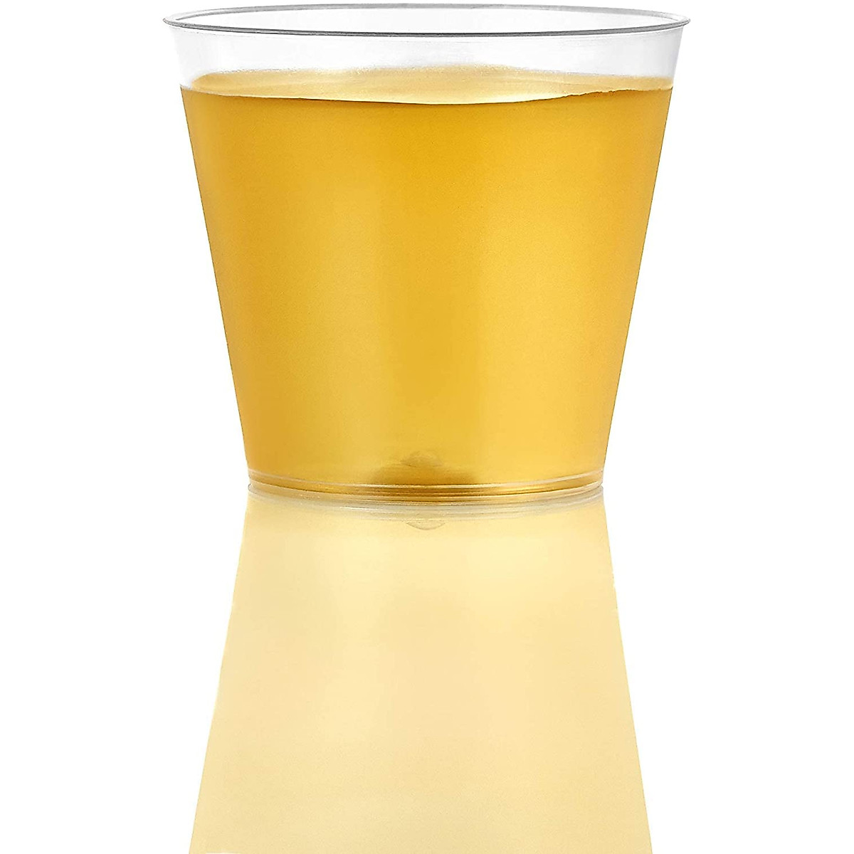 Hanna K. Signature 100 Shot Glasses 2oz Clear Premium Hard Plastic Disposable Cups, Ideal for Jello Shots, Wine Tasting, Condiments, Sauce, Dipping, Samples (12217)