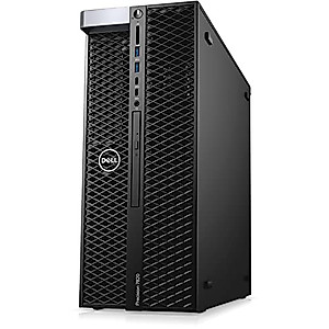 Dell Precision 7820 Workstation Desktop | Xeon Silver - 4208-1TB HDD Hard Drive - 32GB RAM - AMD Radeon PRO WX 2100 | 8 cores @ 3.2 GHz - 2GB GDDR5 Win 10 Pro Black