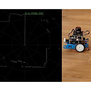 innomaker DTOF LiDAR Time-of-Flight Lidar STL-19P, 360 Degree Omni-Directional Laser Scanning，Anti-Glare 60000Lux, 5000Hz ranging Frequency, 12m Radius ranging, Support ROS/ROS2