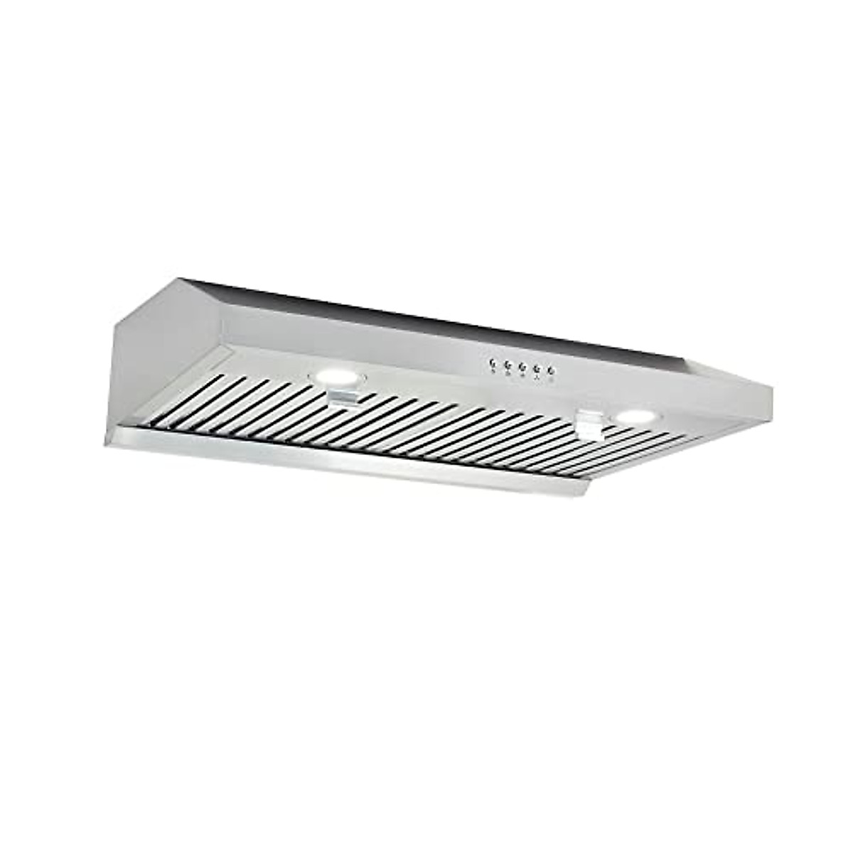 HTH HTHomeprod 30 Inch Under Cabinet Range Hood Powerful Dual Motor 3 Speed 480 CFM Stainless Steel Filter