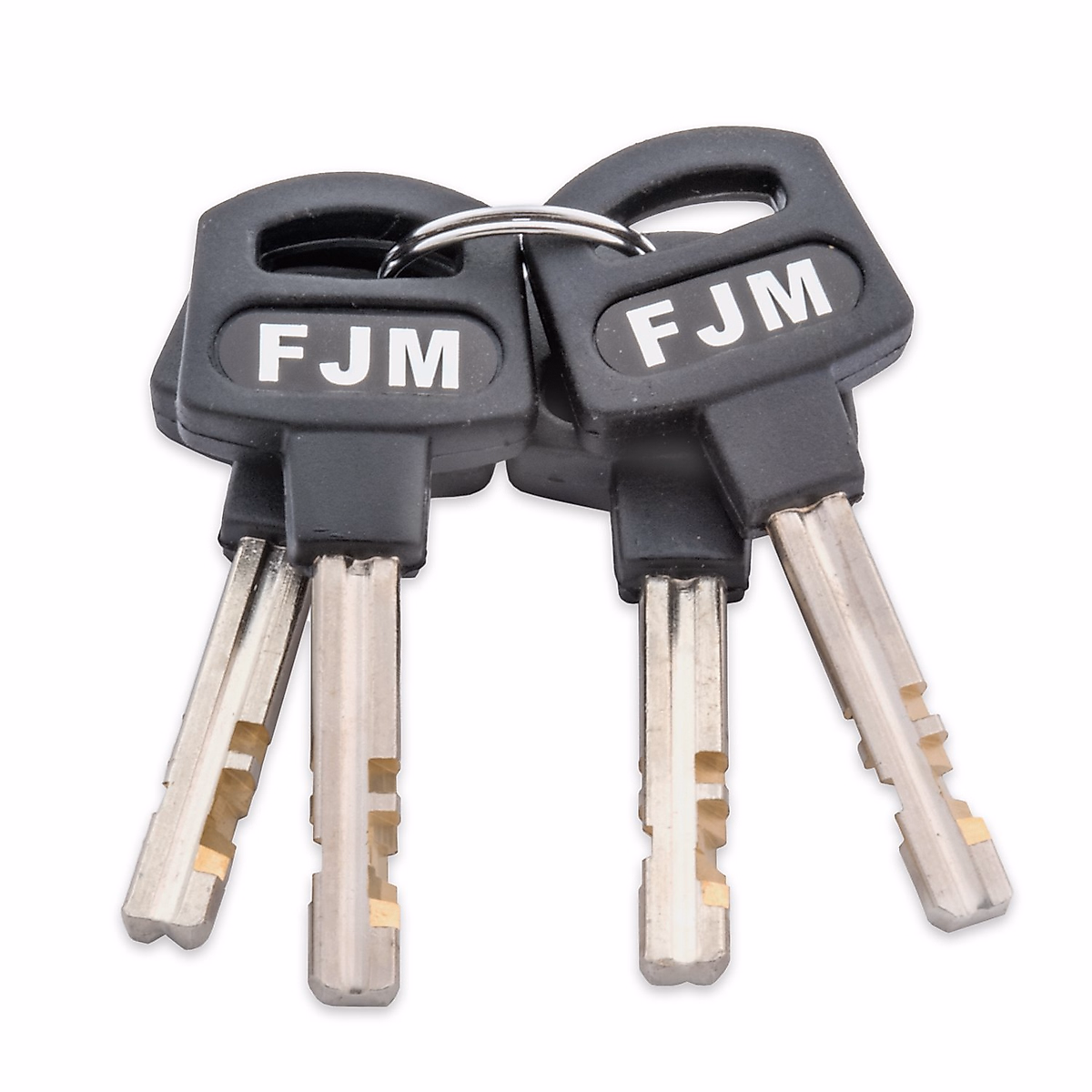FJM Security SPRS60-KD Heavy Duty Shrouded Padlock With Triple Chrome Plating, Keyed Different