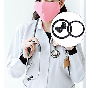 KALLORY 2 sets Earplug Replacement Earbuds Hospital Clinic Soft Ear Tips Replacement Parts Medical Professionals