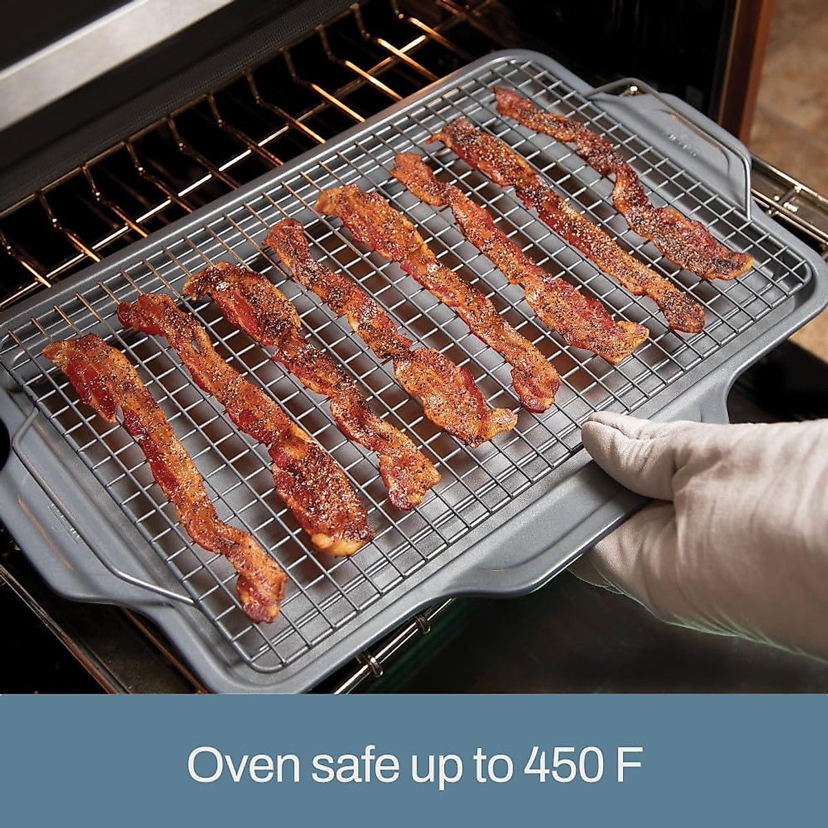 All-Clad Pro-Release Nonstick Bakeware Half Sheet Pan 11.5x17 Inch Oven Safe 450F Half Sheet