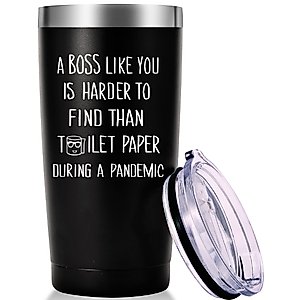 A Boss Like You is Harder To Find Travel Mug Tumbler.Funny Boss Day,Office Gifts.Moving Appreciation Retirement Birthday Christmas Gifts For Men Women Boss Boss Lady From Employees(20oz Black)