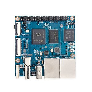 Banana Pi BPI-M2S SoC Amlogic A311D and S922X Hexa-core 4GB LPDDR4 RAM 16GB eMMC Video HDMI 2.1 4Kp60 OS Ubuntu Debian Android (Amlogic A311D, No Mental Case)
