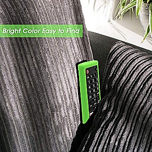2 Pack Silicone Protective Case for LG AKB75095307 AKB75375604 AKB74915305 Remote Control, Shockproof Anti-Lost Remote Cover Holder Skin Sleeve Protector for LG Smart TV Remote (Glow Green+Glow Blue)