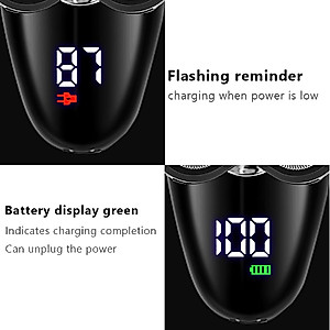 Head Shavers for Bald Men, 5 in 1 Facial & Body Grooming Set Electric Shaver Hair Trimmer Beard Electric Razor for Men Bald Shaving Machine Digital LCD Display