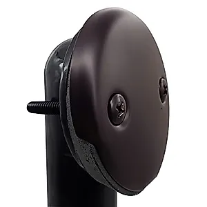 Westbrass Tip-Toe Sch. 40 ABS Bath Waste with Two-Hole Elbow, Oil Rubbed Bronze, D4931-12