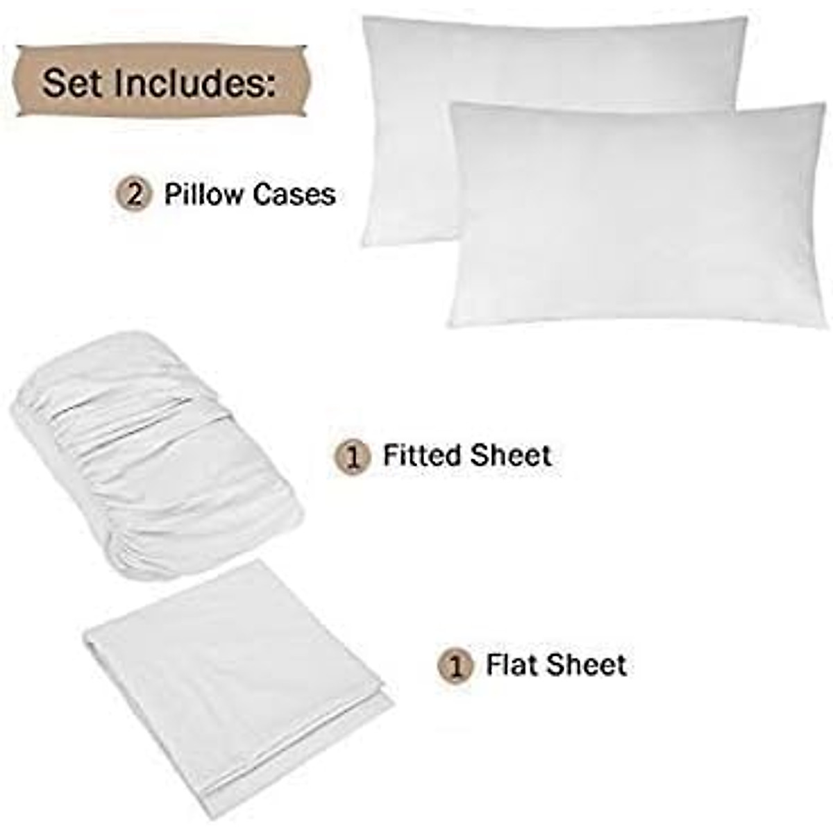 OYO COLLECTION Luxurious 600-Thread Count 100% PIMA Cotton 4-PCs Sheet Set Queen Size Fits 15-18 Inches Deep Pocket (Stripe, Silver Grey)