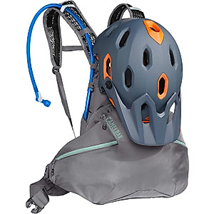 CamelBak Women’s Solstice LR 10 Bike Hydration Pack - 100oz Lumbar Reservoir, Gunmetal/Blue Haze