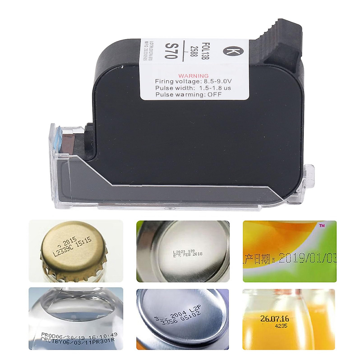 Fafeicy 42ml Ink Cartridge Replacement for Inkjet Printer High Adhesion and Quick Drying (Green)