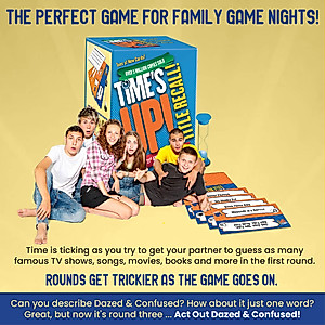 R&R Games Time’s Up!- Title Recall, Card Game, Charades Card Game