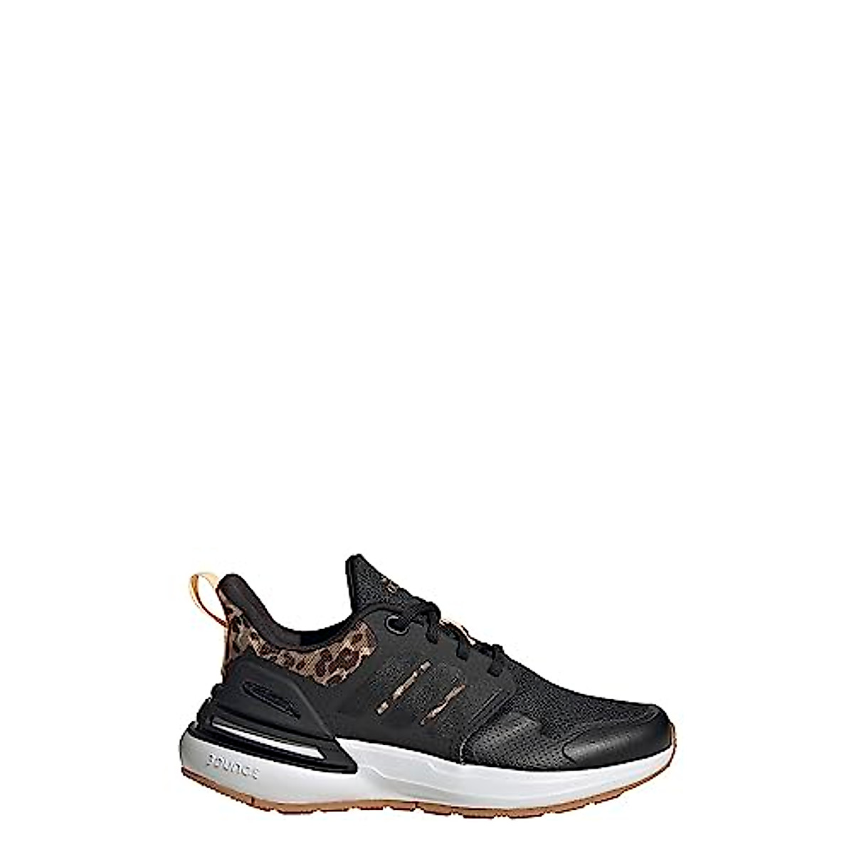 adidas RapidaSport Running Shoe, Black/Black/Gold Metallic, 13 US Unisex Little Kid