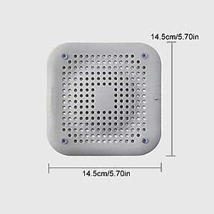 2 Pack Hair Drain Catcher,Bathtub Drain Strainer,Silicone Drain Protector Hair Stopper Sink Filter for Shower Kitchen Bathroom Bathtub