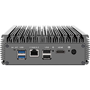 CWWK J6412 six Network Ports i226 2.5G Soft Routing Mini Host 12th Generation Low-Power fanlessIndustrial Personal Computer (No RAM No SSD)