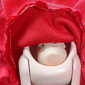 Kunhe Red Real Pregnant Doll Have a Baby in Her Tummy Mom Doll