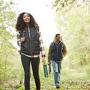 Coleman Switch AUTOSPOUT Insulated Stainless Steel Water Bottle, 24oz, Spider Mum