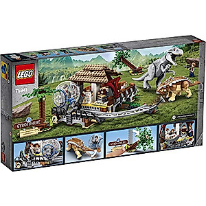 LEGO Jurassic World Indominus rex vs. Ankylosaurus 75941 Awesome Dinosaur Building Toy for Kids, Featuring Jurassic World Character Minifigures for Hours of Creative Fun (537 Pieces)
