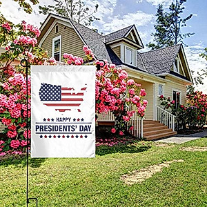 Happy President'S Day Garden Flag Double Sided House Yard Flags For Home Wedding Party Holiday Decor