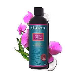Aleavia Body Cleanse – Organic & All-Natural Prebiotic Body Wash with Pure Cold-Pressed Orchid Oil – Nourish Your Skin Microbiome – 16 Oz
