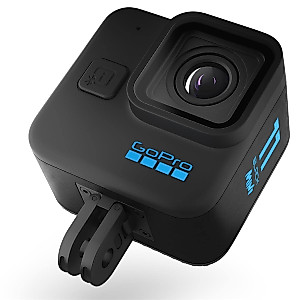GoPro HERO11 Black Mini - Compact Waterproof Action Camera with 5.3K60 Ultra HD Video, 24.7MP Frame Grabs, 1/1.9" Image Sensor, Live Streaming, Stabilization