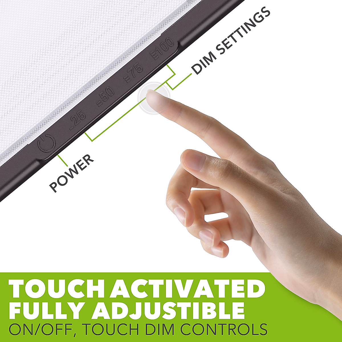 Leisure LED RV LED Ceiling Light Fixture 20" x 6.5" - 1450 Lumen with Touch Dimmer Switch Interior Burnt Bronze Lighting for Car/RV/Trailer/Camper/Boat DC 12V Natural White 4000-4500K (2-Pack)