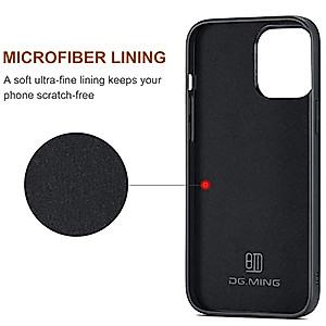 SZHAIYU 2 in 1 Detachable Back Cover Compatible with iPhone 13 Pro Max Wallet Case with Card Holder Leather Pocket Slim Phone Cases 6.7'' (Coffee)