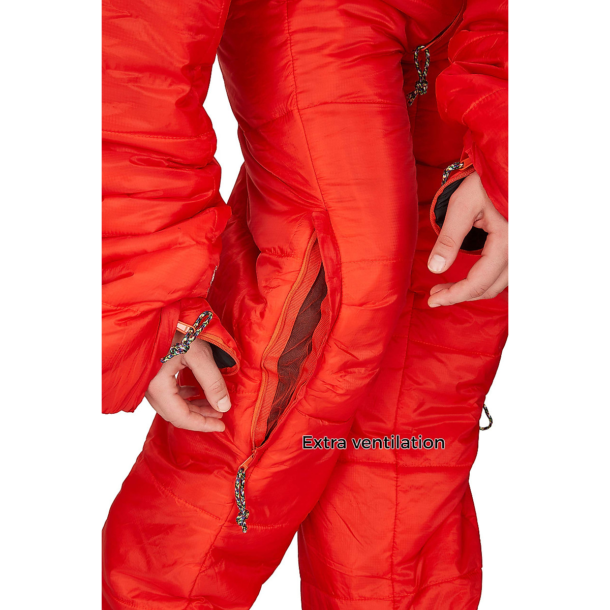 Hygger Nanuk Caviar Black M – Original Sleeping Bag with Arms and Legs, 3M Thinsulate filling makes it warm, lightweight & small in pack size