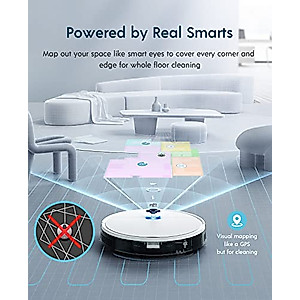 Yeedi vac max Robot Vacuum Mop Combo - 2-in-1, Powerful 3000Pa Suction, Up to 200 Minutes Runtime, Smart Mapping, Carpet Detection, Editable Map for Precise Cleaning on Hard Floors