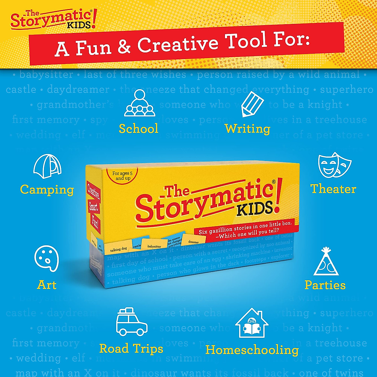 The Storymatic Kids – Writing Prompts for Young Writers – Storytelling Games – Teacher Tool