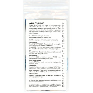 addi Knitting Needle Turbo Circular Skacel Blue Cord 32 inch (80cm) Size US 08 (5.0mm)