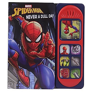 Marvel Spider-man - Never a Dull Day Sound Book - PI Kids (Play-A-Sound)