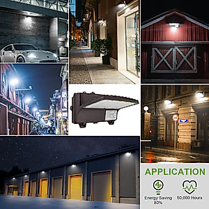 LED Full Cut Off Wall Pack 80/60/40/20W Power Selectable, 5000K Exterior LED Wall Light with Photocell, 50-250W MH/HPS Equiv. IP65 Waterproof 100-277V AC for Warehouse DLC & ETL Listed