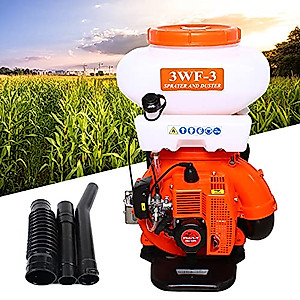 3-in-1 Backpack Fogger Sprayer Leaf Blower 3.7 Gallon Fogger Mist with Extended Hose Superior Heavy Duty ULV Machine for Garden Spraying with Gas Powered Engine