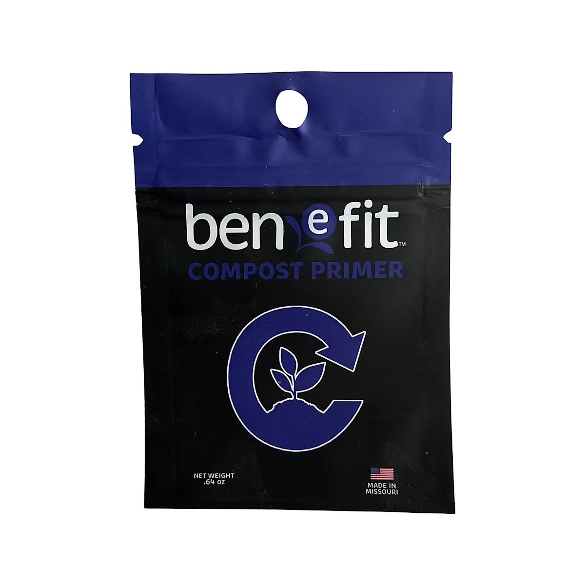 BENEFIT CANN Compost Primer .64 Ounce Organic Fertilizer, Guaranteed Analysis: 1-1-1. Beneficial Soil Microbes & Soil Mycorrhiza, 5 Billion Colony Forming Units/Gran. Use in Any Composting Operation