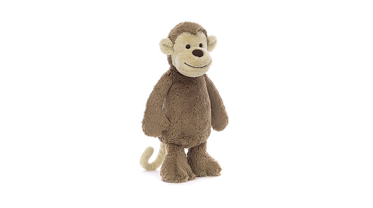 Jellycat Bashful Monkey Plush Toy - 12 Inches of Cuddly Fun