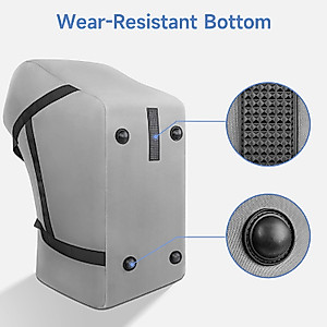 YOREPEK Infant Car Seat Travel Bag Compatible with UPPAbaby MESA V2 and Base,Fit for All Nuna Pipa Car Seat and Base, Padded Car Seat Bags for Air Travel, Carseat Cover for Airplane Travel, Grey