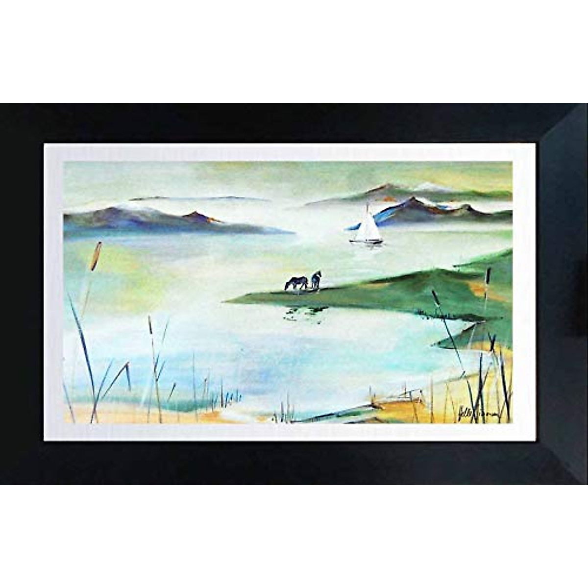 Lake I (Scenic Decor Art Framed)