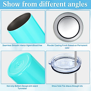 Sieral Employee Appreciation Gift Bulk Thank You Staff Gift 20 oz Stainless Steel Tumbler with Lid Inspirational Team Mug Gifts for Nurse Teacher Coworker Women Men(Positive, 12 Pcs)