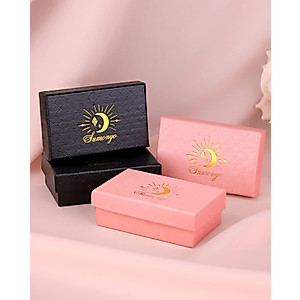 Women Jewelry Set Silver/Gold Plated Teardrop Pendant Necklace Dangle Drop Earrings Dangling Sets Birthstone Crystals Rhinestone,Birthday Anniversary Wedding Mother’s Day Gifts for Women Yellow Gold Plated Garnet