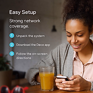 TP-Link Deco Mesh WiFi System(Deco M3) –Up to 4,500 sq.ft Whole Home Coverage, Replaces WiFi Router/Extender, Plug-in Design, Works with Alexa, 3-Pack
