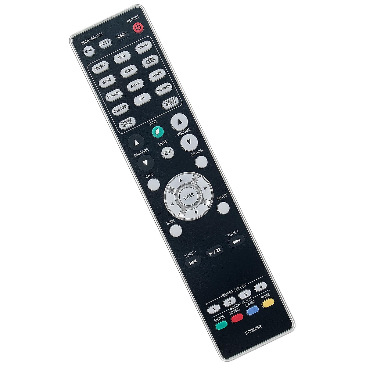 RC024SR Replacement Remote Control Applicable for Marantz AV Receiver NR1606 NR1605 SR5010 SR5011 NR1607 SR5009 SR6010 SR6009