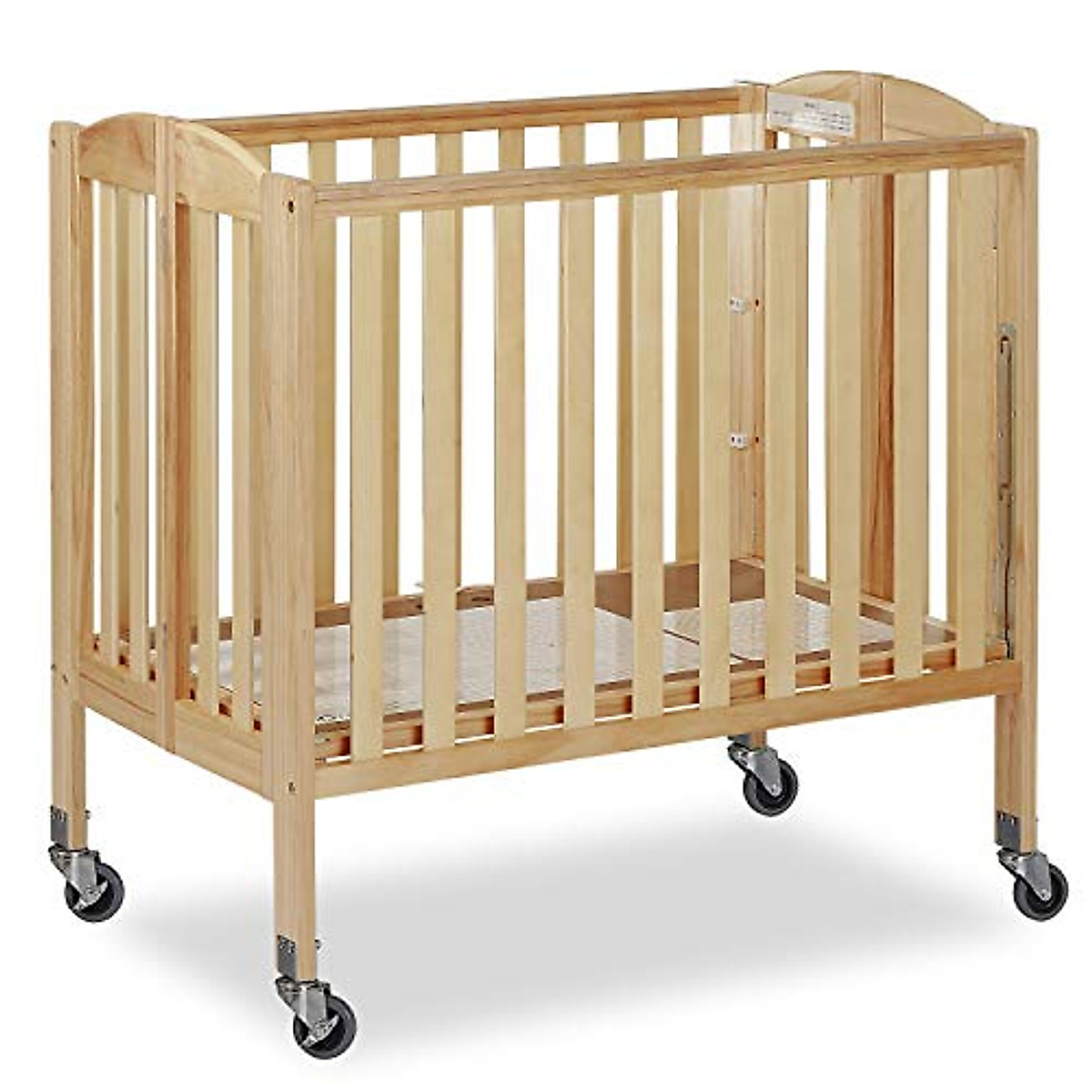 Dream On Me 3-in-1 Folding Portable Crib, Natural, Large