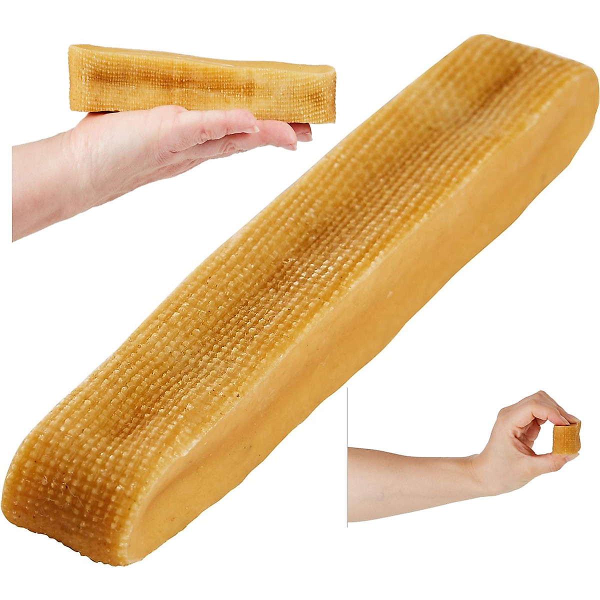 Snow Hill Dog Chew Himalayan Golden Yak Cheese Large Treats - Grade A Quality, 100% Natural, Healthy & Safe for Dogs, Odorless, Snack for Dogs, Keeps Dogs Busy Enjoying