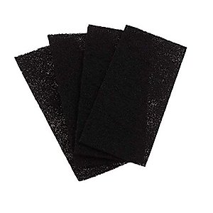 Duraflow Filtration Replacement Carbon Filter Compatible with HAP756, HAP615, HAP726, HAP750, HAP625, and HAP725-6 x 9-1/4 x 1/4" - (4 Pack)