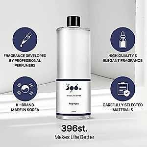 396 st. Reed Diffuser Oil Refill, Vanilla Lavender(Also Known as Garden Lavender), 16.9oz(500ml), 10 Fiber Reed Sticks/Home Fragrance, Scented Oil Refills, Oils for Reed Diffuser, Home Décor