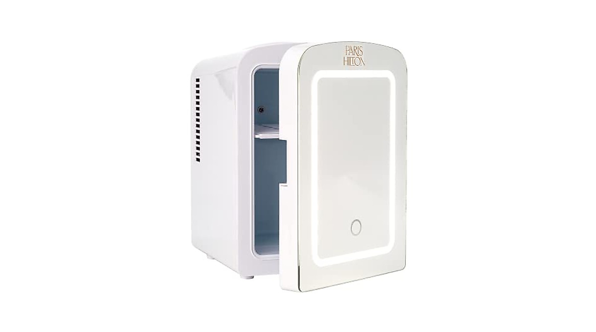 Paris Hilton Mini Refrigerator - Stylish Beauty & Snack Cooler