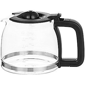 Amazon Basics 5-Cup Drip Coffeemaker with Glass Carafe and Reusable Filter, Black